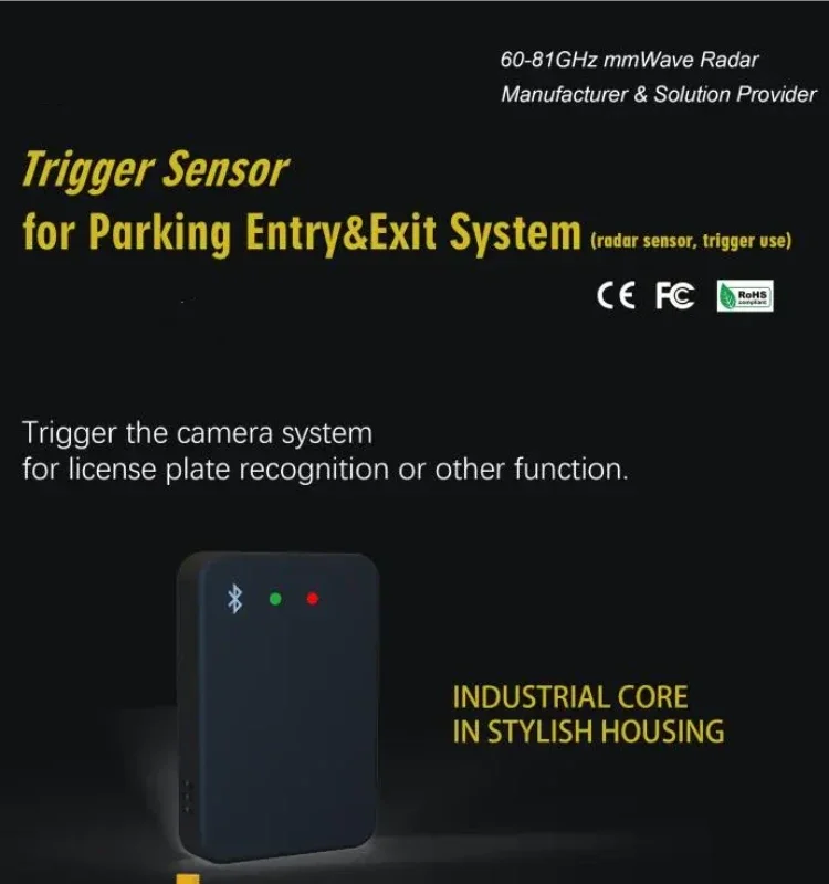 Parking Ground 79g Barrier Gate Radar Sensor Millimeter Wave Replaced ...