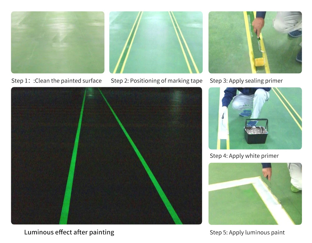 Highly Wear-resistant Road Luminous Powder Photoluminescent Paint - Buy ...