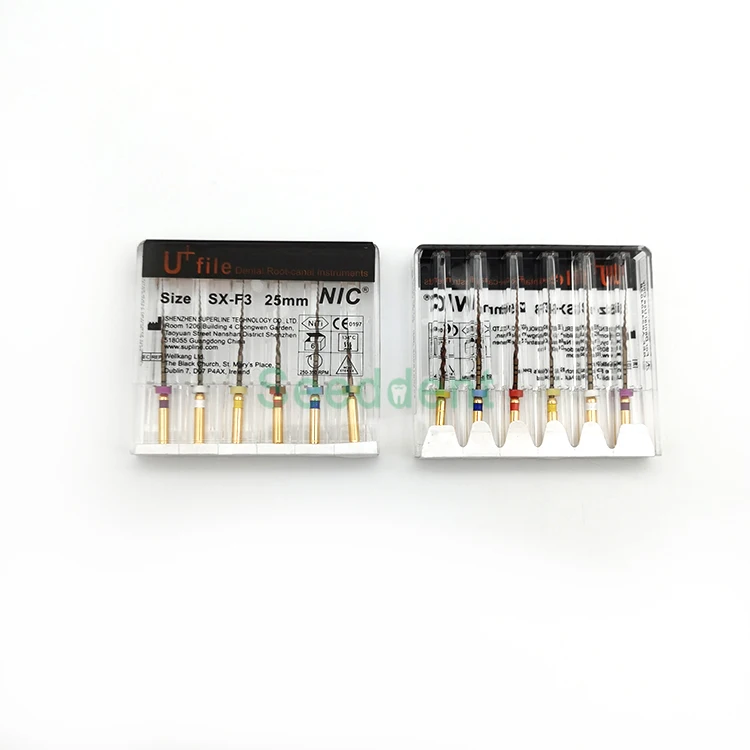 NIC Niti Dental U +Files Dental Root Canal Instrument Endo Files ...