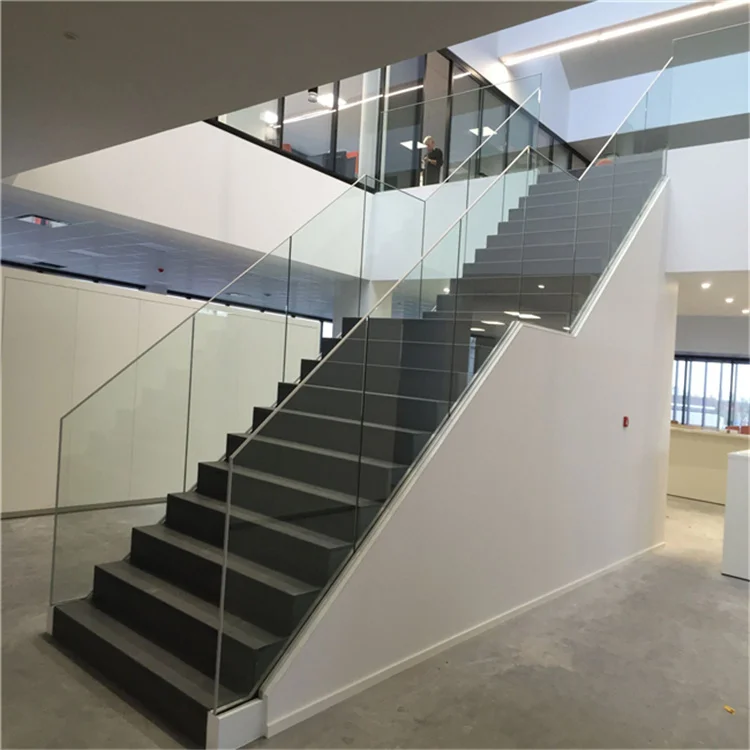 Ace U Channel Glass Railing Roof Terrace Balustrade Aluminum Glass ...