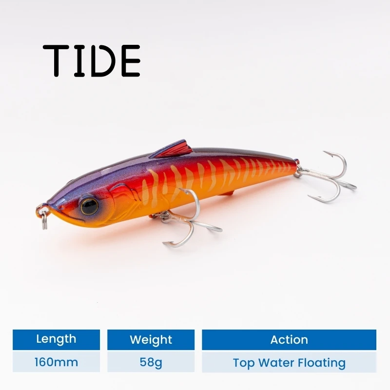 Tide Big Pencil Lures Td-6003 Artificial Hard Bait Pencil Type Popular ...