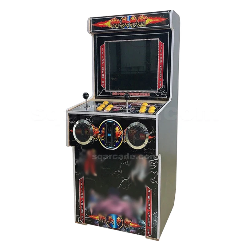 17 Inch 2 Player Tekken Coin Operated Fighting Mini Upright Cabinet ...