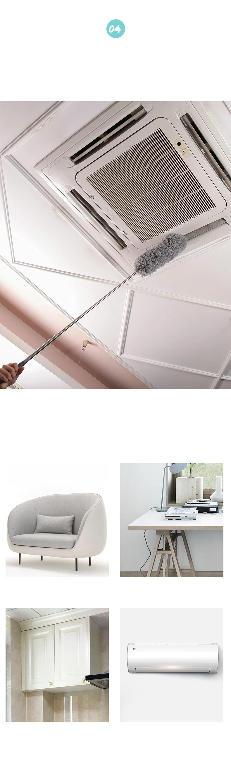 Trendy Style Extendable Microfiber Duster Chenille Car Duster Big Size ...