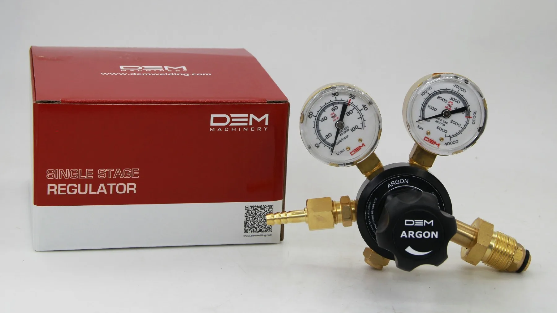 Dem Dg150-ar Tig Mig Welding Machine Small Brass Argon Gas Flowmeter ...
