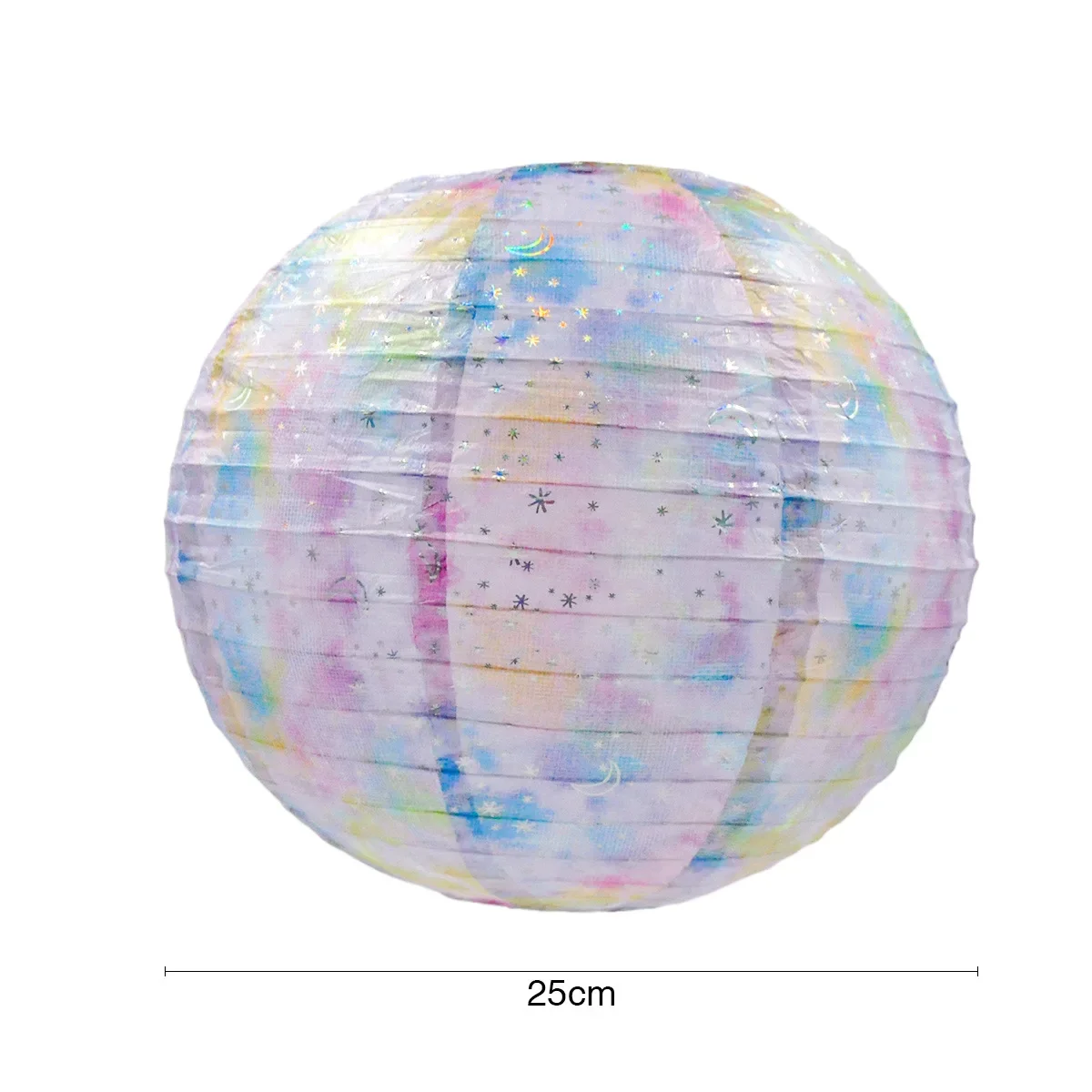 Party Decorations Paper Lanterns Multicolor Circular Fold Luxury Paper ...