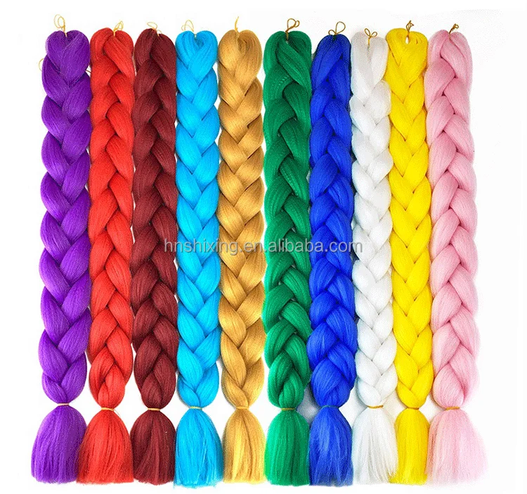 165g Ombre Braiding Hair Braid Hair Yaki Synthetic Jumbo Hair Braids - Buy 165g Ombre Braiding ...