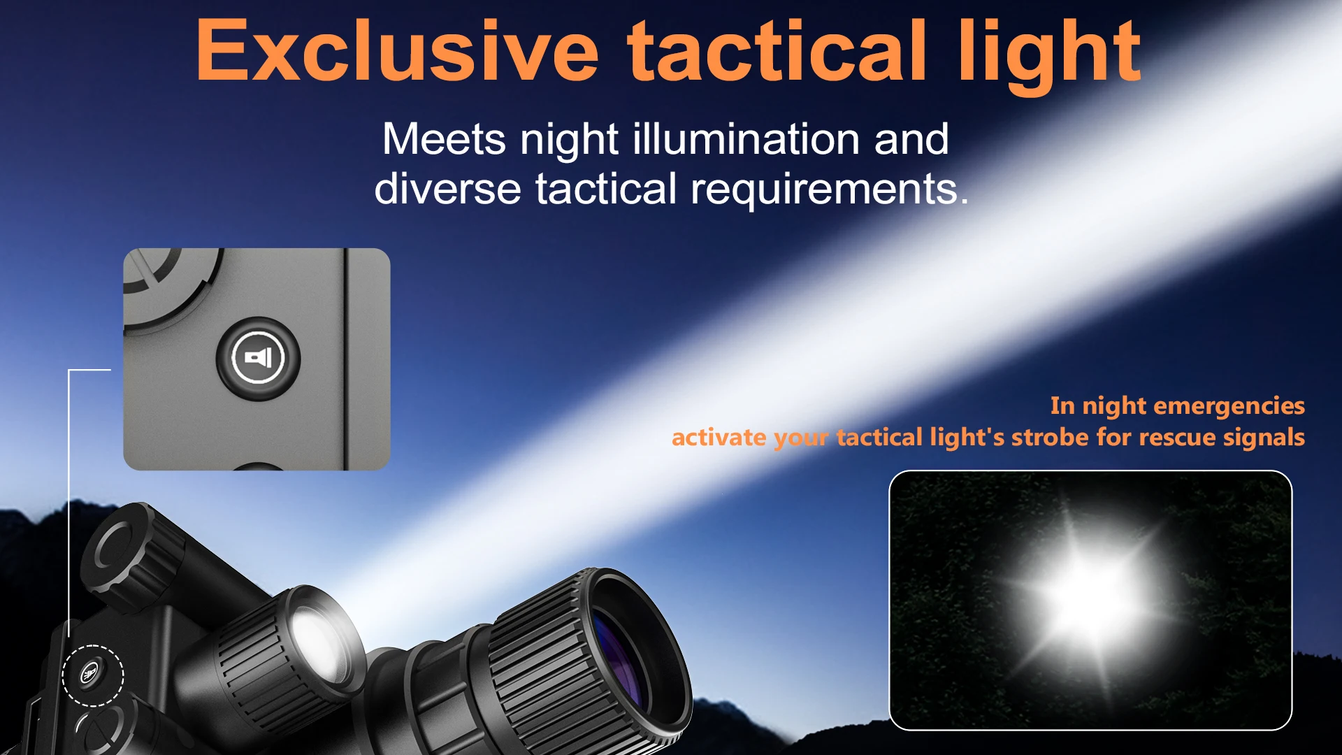 Single-Tube Digital Infrared Night Vision Goggles Z9157 - 8X Zoom ...