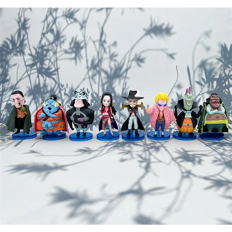 Anime One Pieces Figure Set Oka Shichibukai Q Version Figure One Pieces ...