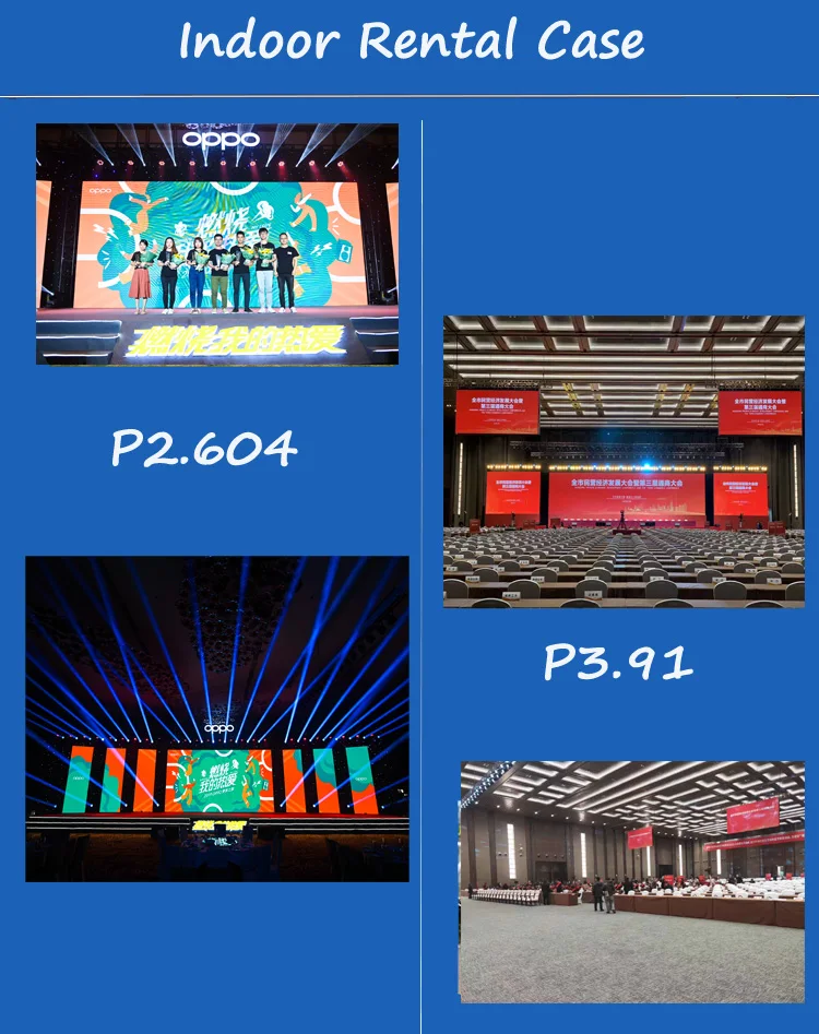 Digital Signage And Displays P2.604 Indoor Led Display With Stage ...