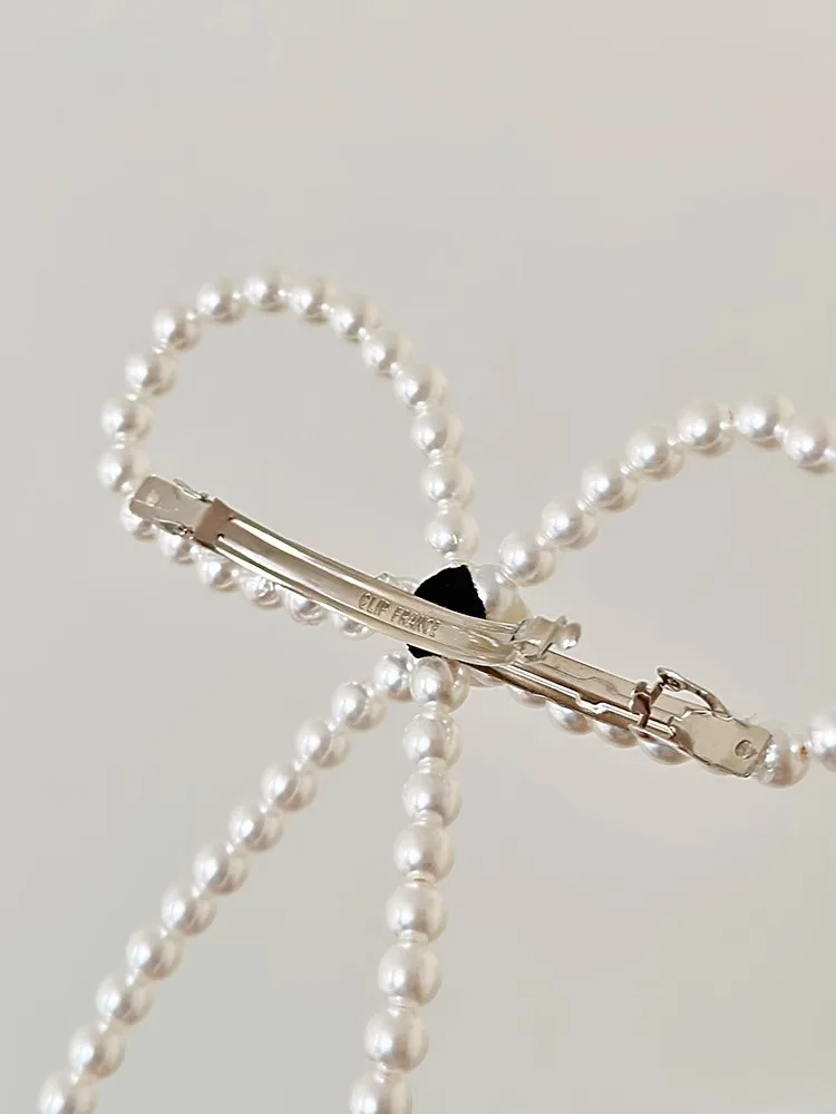 Women Girls Latest Design Plastic White Pearl Hair Accessories High ...