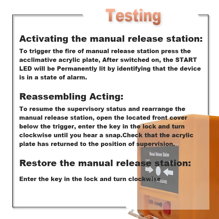 Hot Sale Extinguishant Fire Suppression Control System Manual Release ...