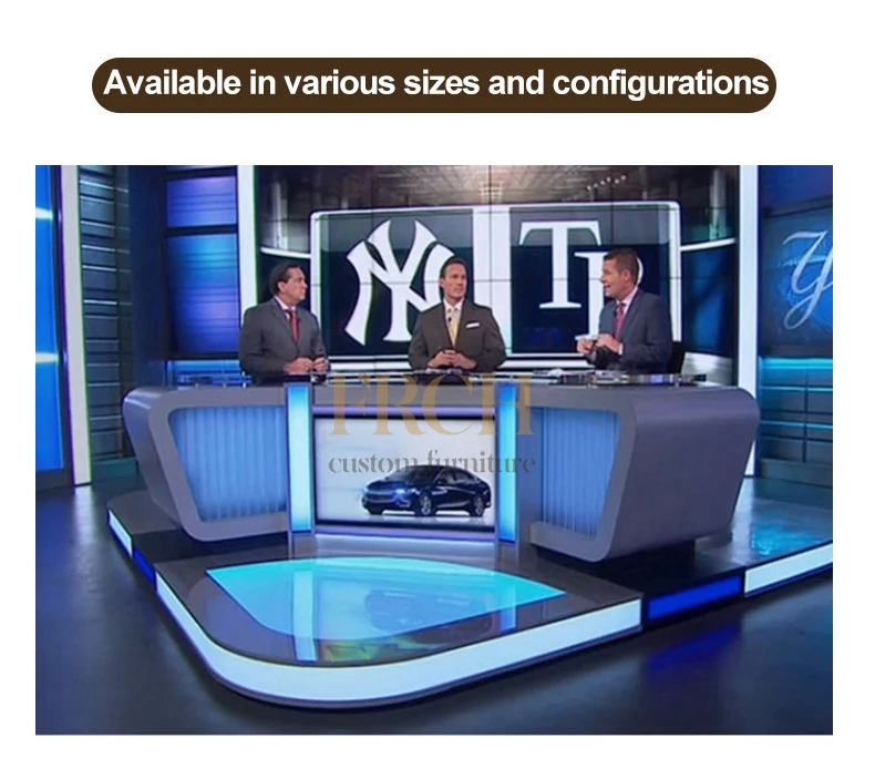 Modern Design Control Room Furniture Dispatch Workstation Tv News Desk ...