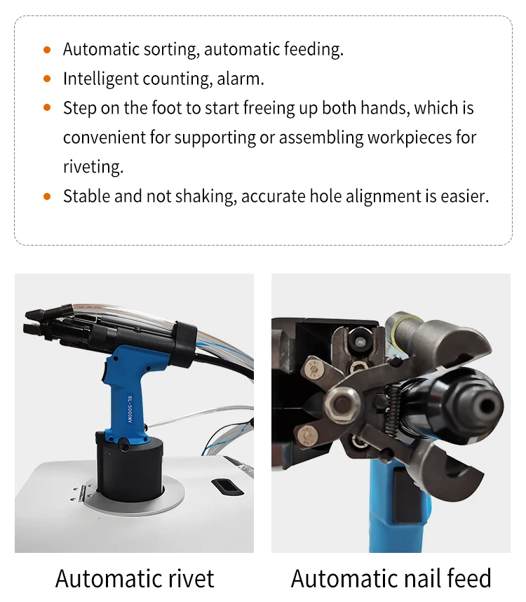 Best Portable High Quality Rocol Penumatic Auto Feed Rivet Gun Riveting ...