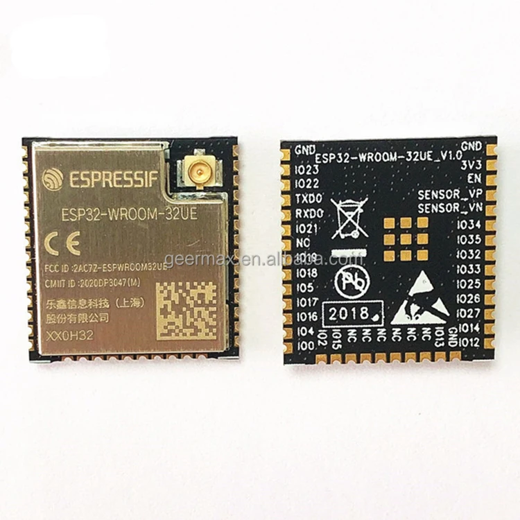Esp32 Wroom 32ue Wifi Bt Module Esp32 Wroom Esp32 Wroom 32 4mb 8mb 16mb Dual Core Mcu Iot