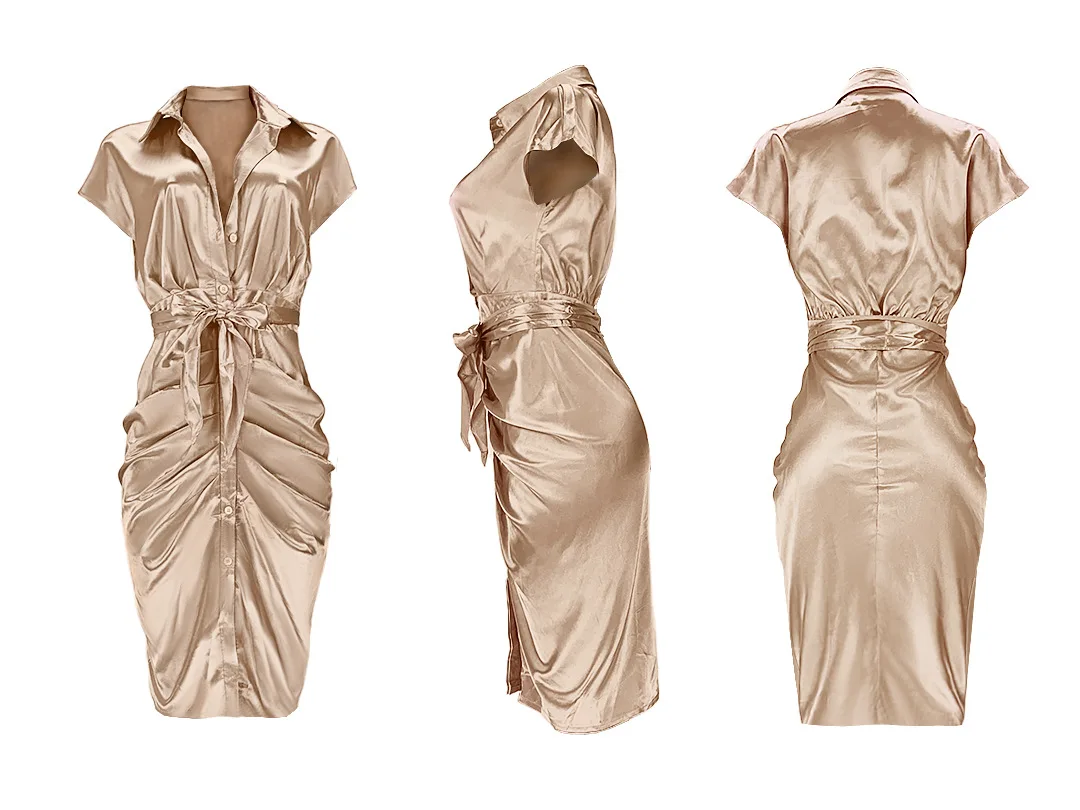 Yygl6393 Women's Clothing Supply Nightclub Uniforms Reflective Silk ...