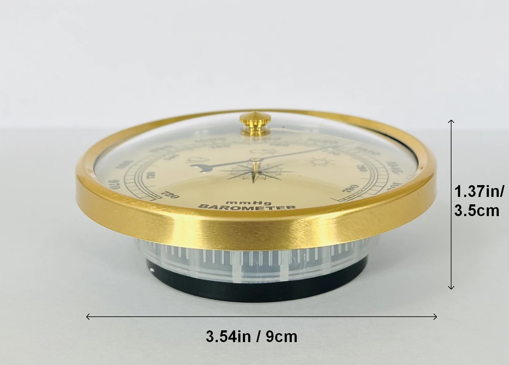 Ambient Weather DWS315 Thermometer Barometer Hygrometer with Cherry ...