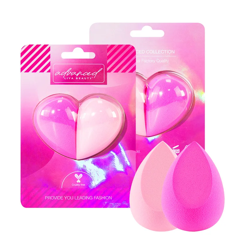Vegan Beauty Cosmetic Powder Puff Non Latex Foundation Makeup Sponge ...