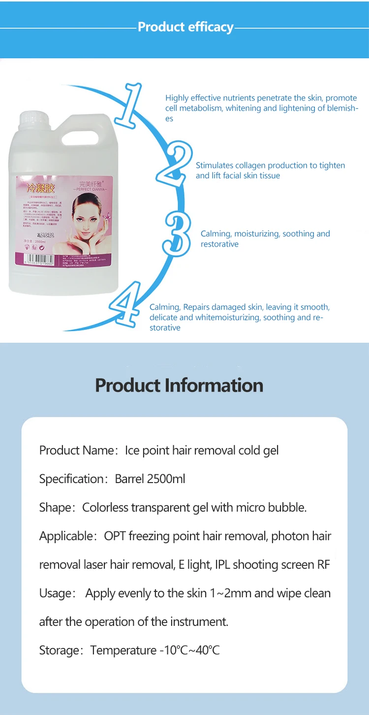 2500ml Gel Conductor Radiofrecuencia Y Cavitation Clear Ultrasound Gel ...