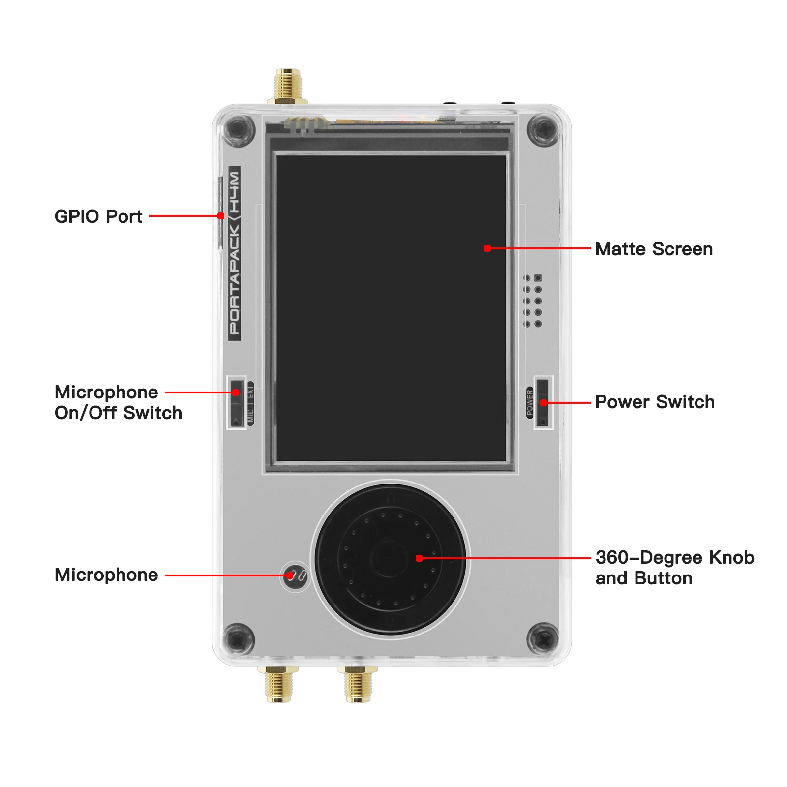 HackRF One R10C+H4 V2.0.x SDR Radio with MAX2837 & 5 Antennas - Ham Radio Gear