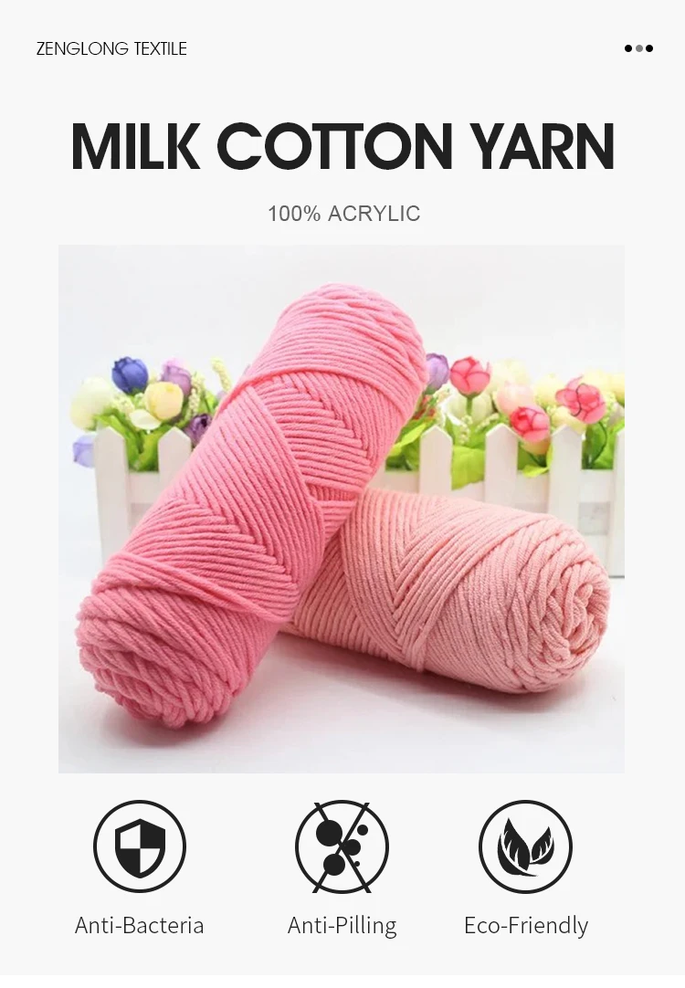 8ply 100g Pure Space Dyed Knitted Baby 100% Acrylic Tufting Crochet ...