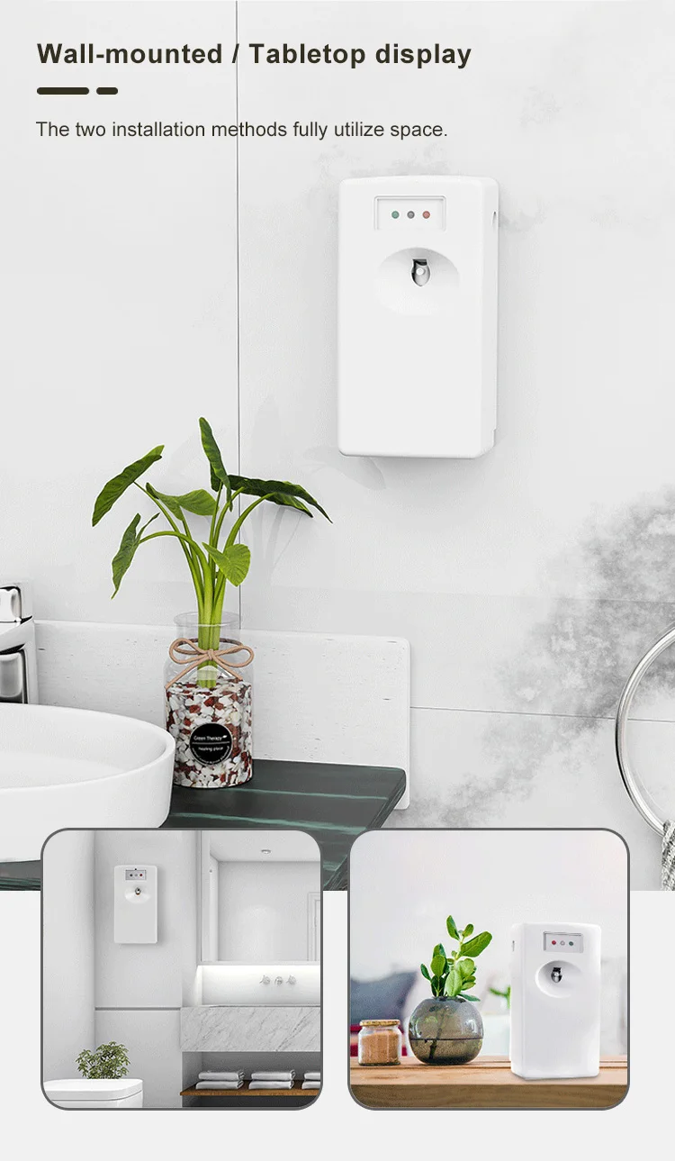 300ml Wall Mounted Automatic Digital Deodorizer - Refillable