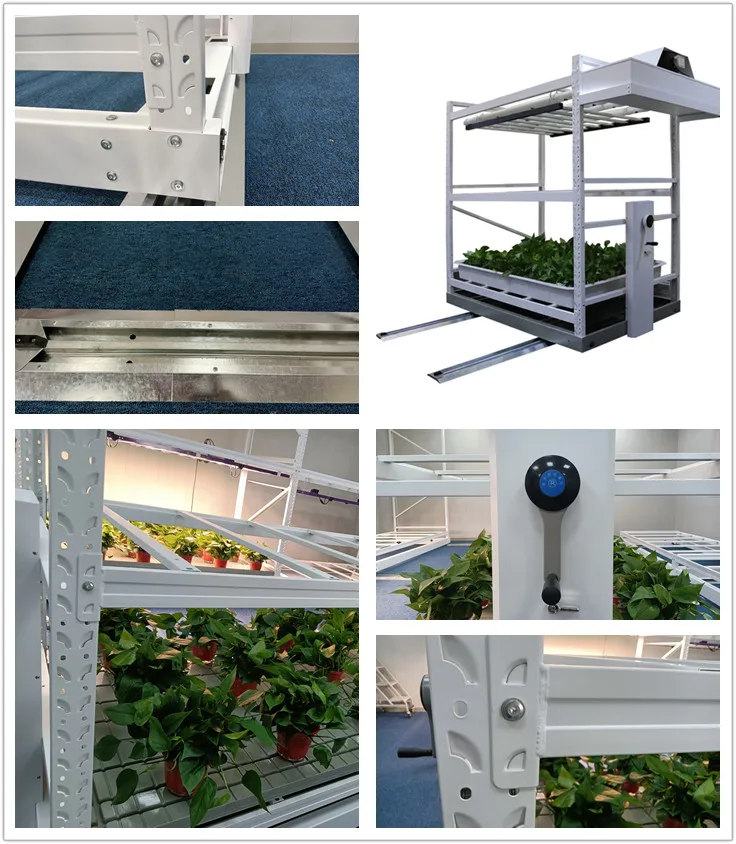 Vertical Grow Rack Fans Hydroponics Microgreen Growing Racks - Buy ...