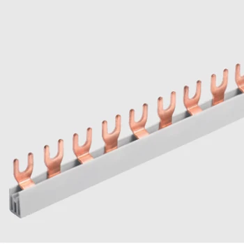Fork U Type Mcb Busbar Brass Terminal 1p 2p 3p 4p 3p+n 40a 50a 60a 80a ...