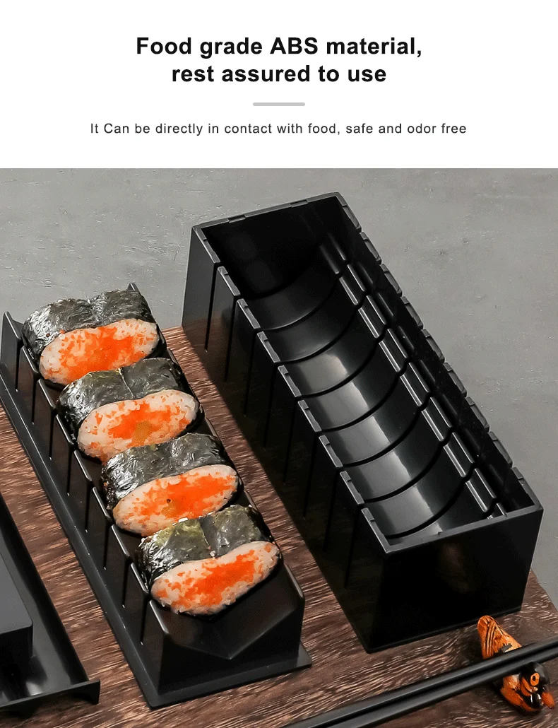 11-Pieces No-stick Professional Sushi Making Kit Eco-friendly Kitchen ...
