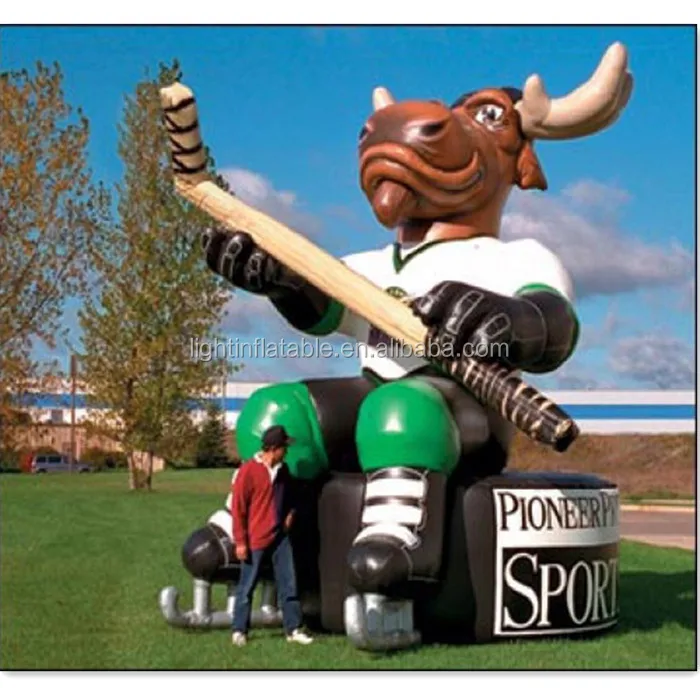 Light Bull With Led Light Inflatable Bulls Advertising Inflatable Ox ...