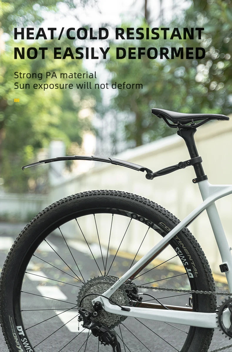 ROCKBROS Foldable Bicycle Mudguard Set - Front & Rear MTB Fenders for ...