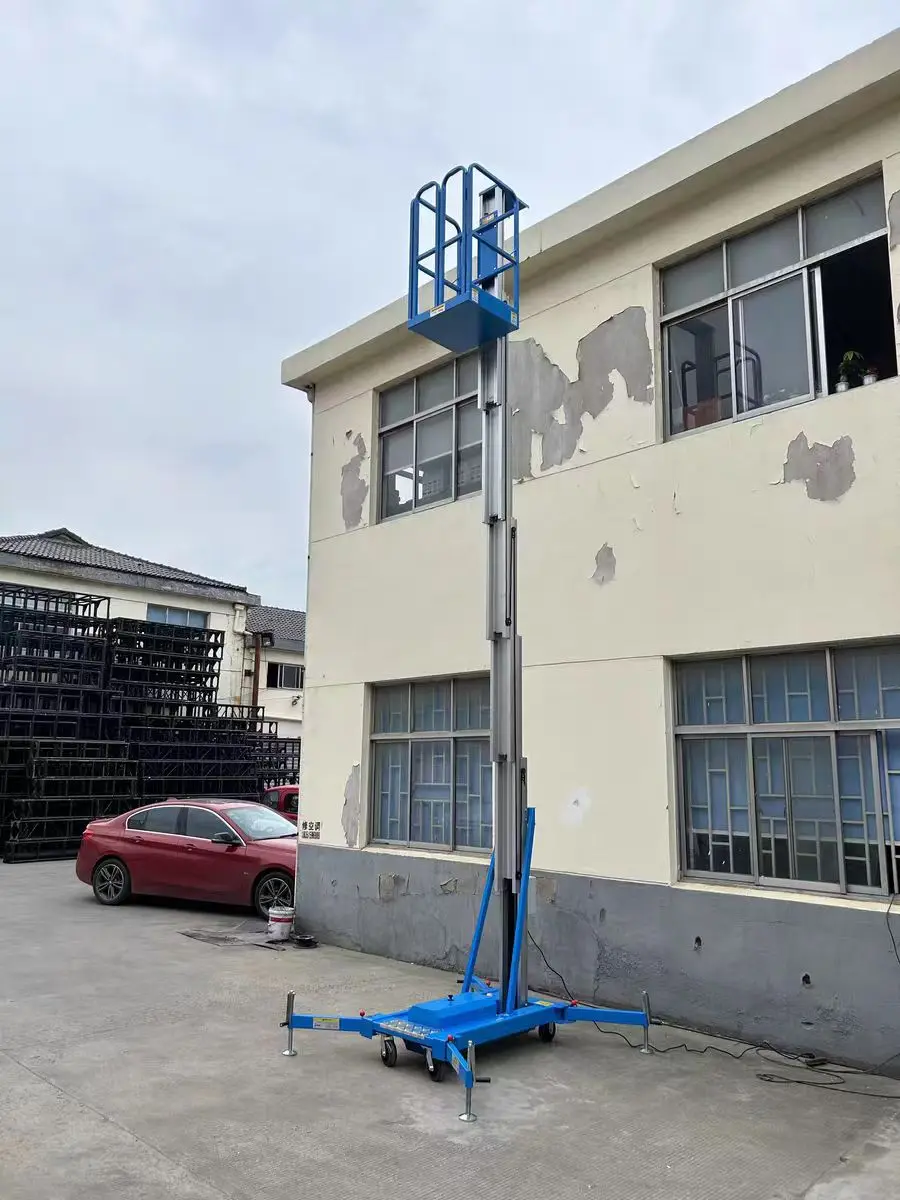 Single Column Hydraulic Electric Aluminum Alloy Elevator Mobile ...