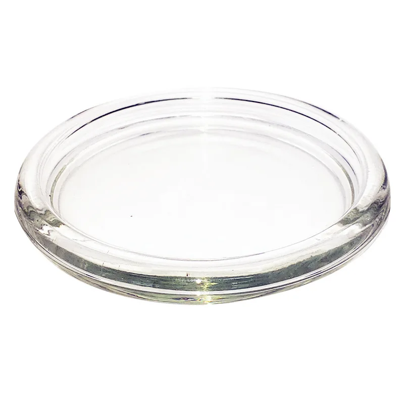 Qakai Transparent GLASS WINE BOTTLE COASTER - Sustainable & Stylish