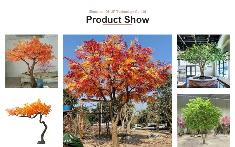 Fake Green Maple Tree Large Artificial Maple Trees for Interior ...