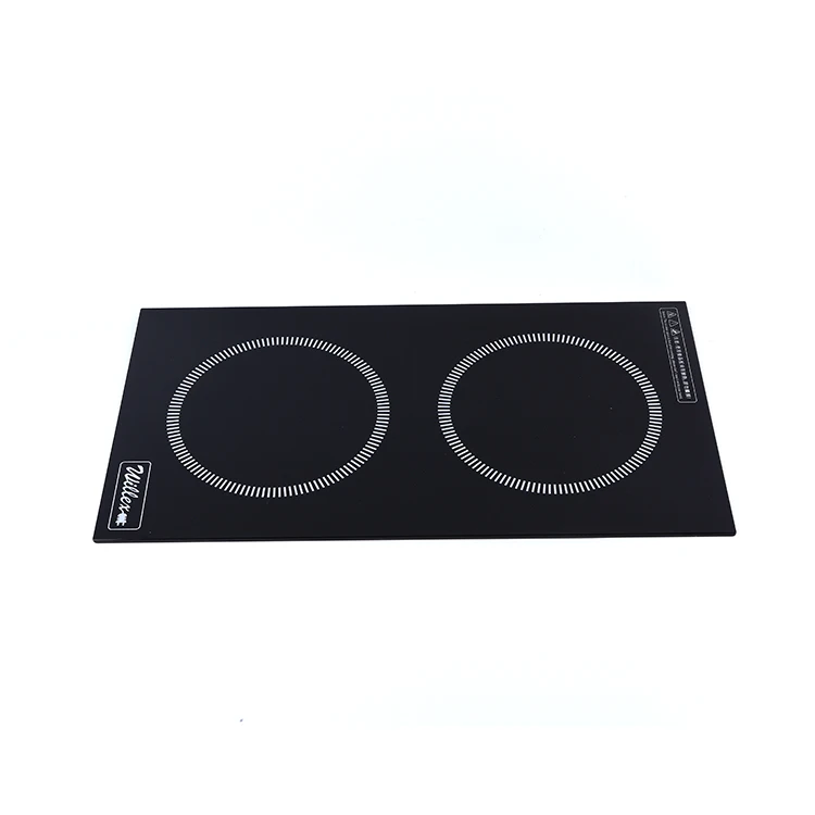 Factory Custom Black Crystal Glass Panel Induction Cooker Ceramic Glass ...