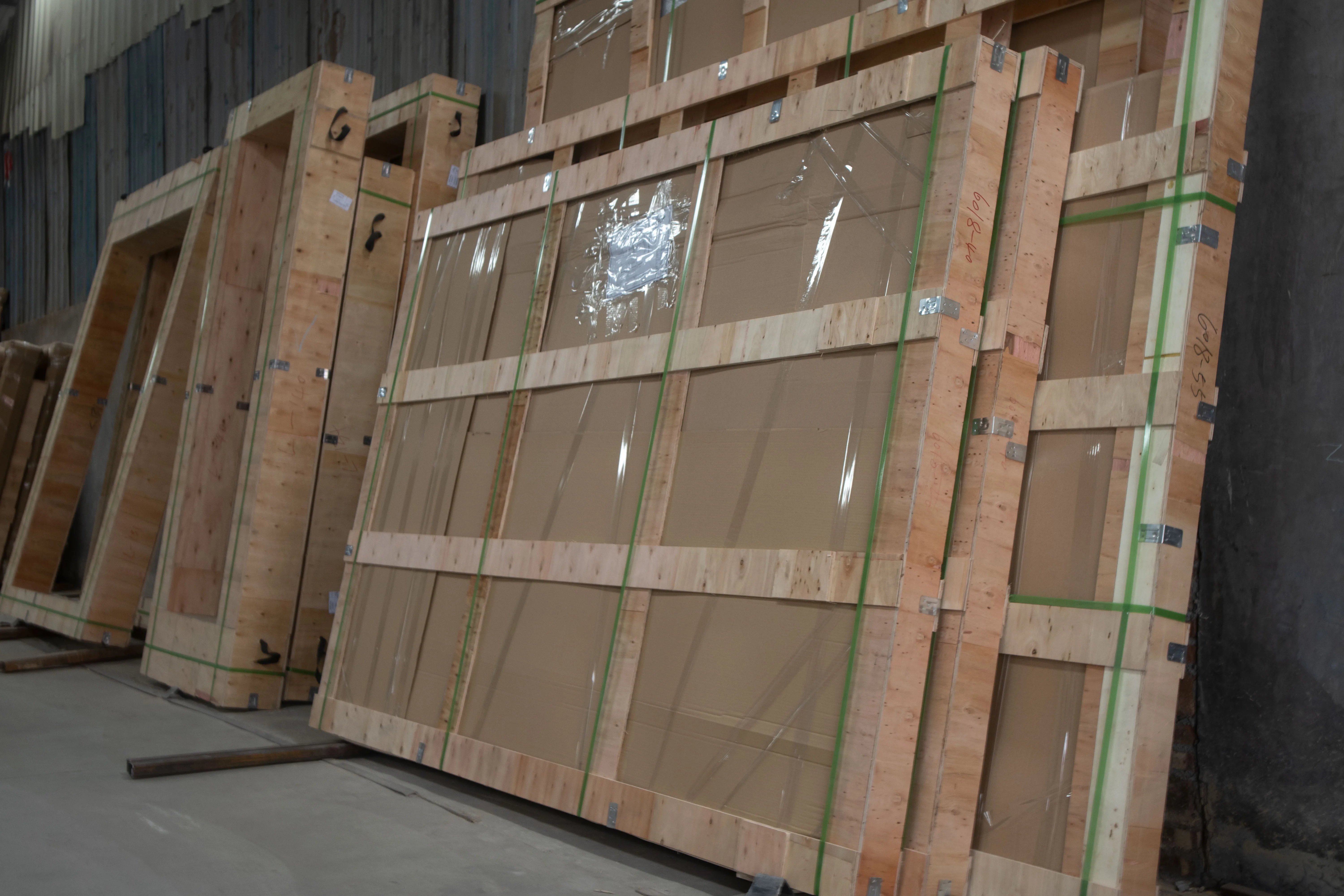 Custom Square Wrought Forged Iron Exterior French Doors For Patio Heat ...