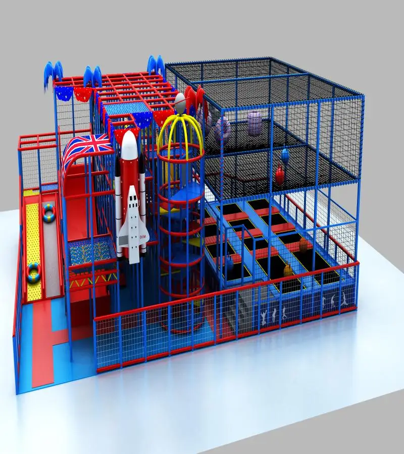 Funny Playground Slide Indoor Kids Fun Equipment Indoor Playground ...