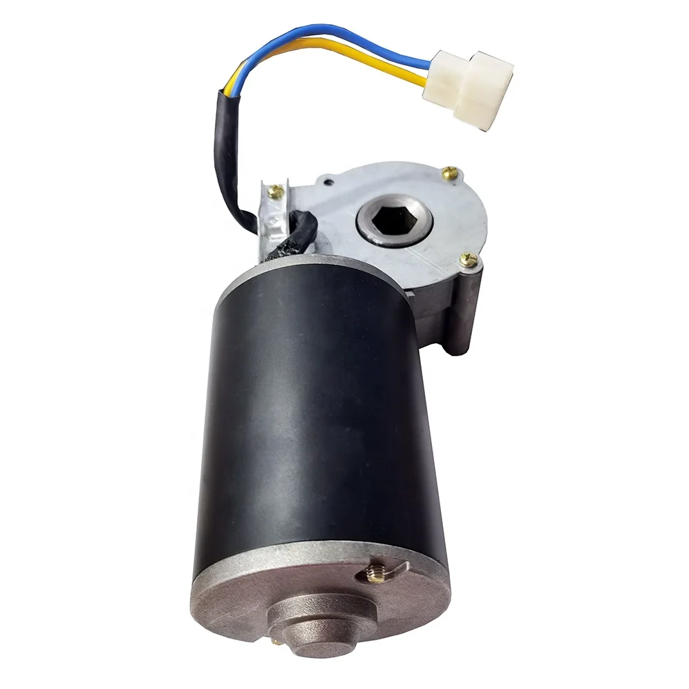 12V 80W DC Motor with Permanent Magnet and Carbon Steel Shaft