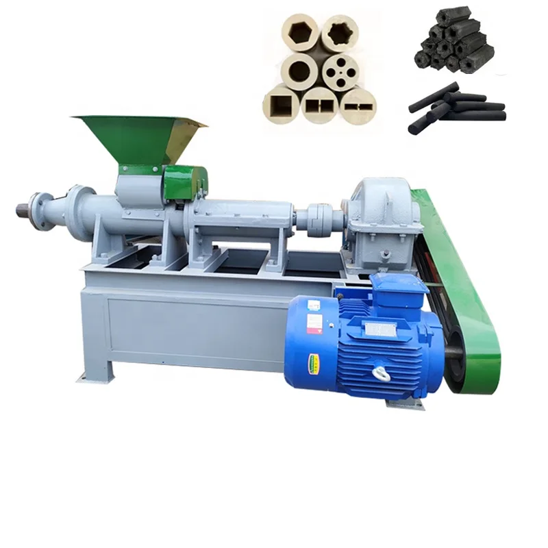 Biomass Charcoal Briquette Making Machine Charcoal Extruder Machine ...
