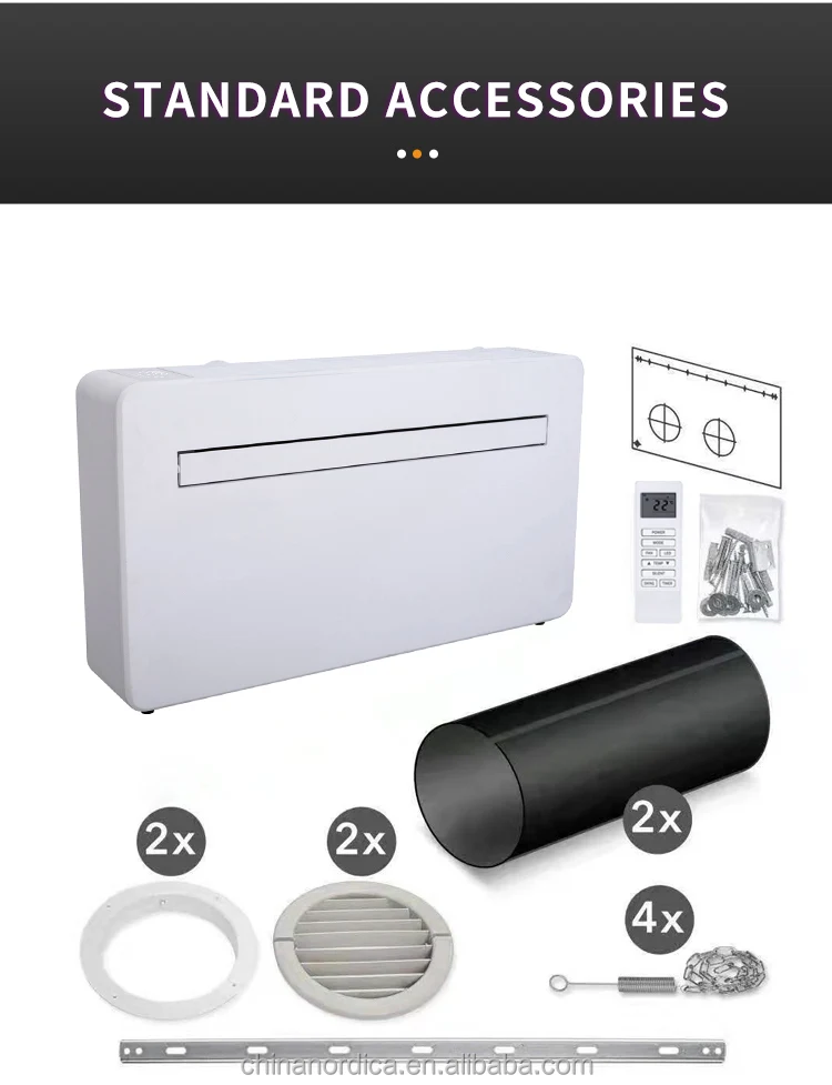Monoblock Air Conditioner - 10000 BTU, COP 3.6 Efficiency