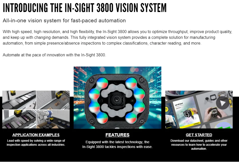 COGNEX CAM-CIC-12MR-8-G - High-Performance Industrial Camera