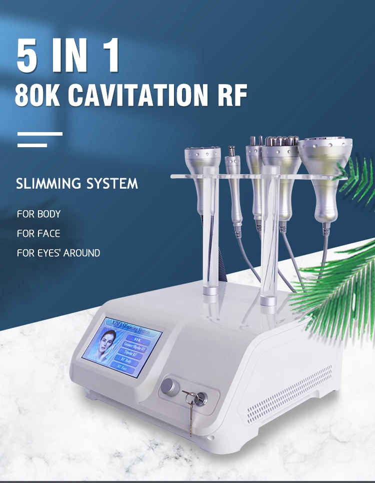 5 In 1 80k Cavitation Machine Rf Weight Loss Lipo Laser Slimming Rf ...