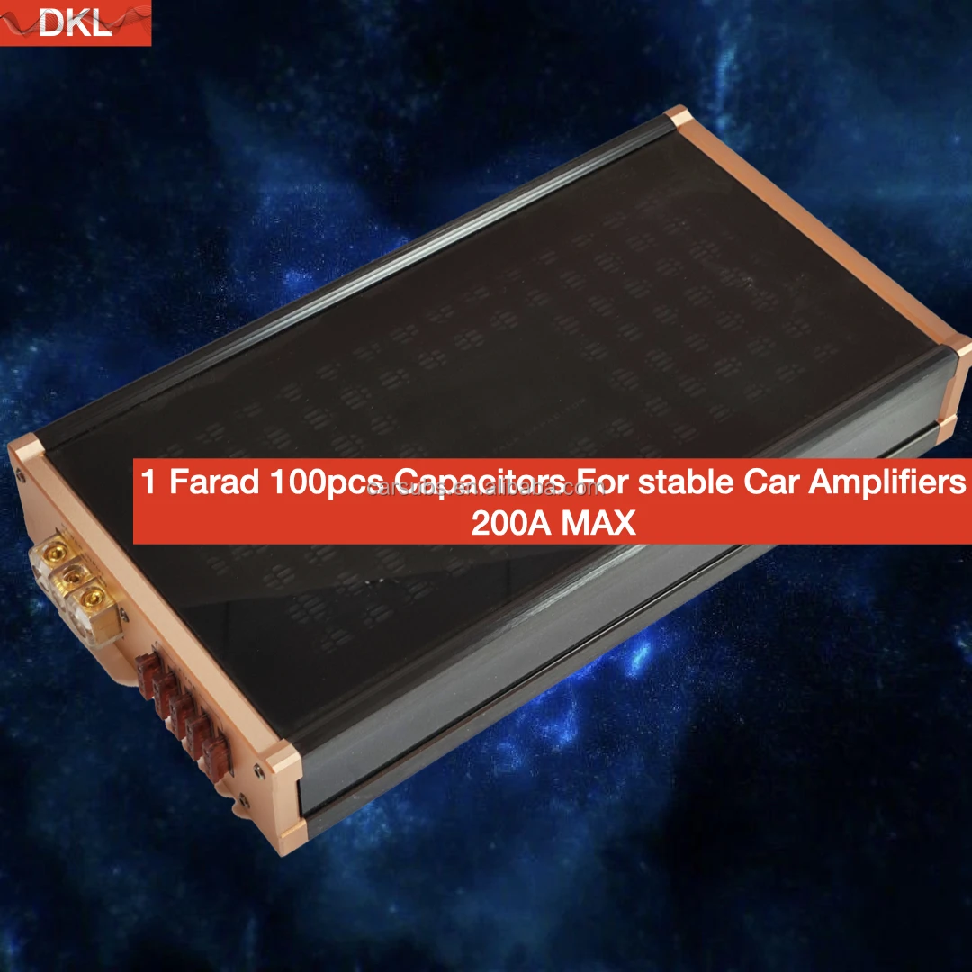Car Stereo Amplifier Capacitors 100pcs 2000W 1 Farad 200A Capacitors ...