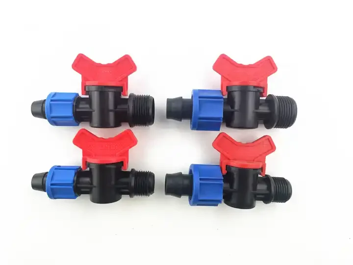 Plastic Lock Male Threaded Mini Valve Drip Fittings Connector for Drip ...