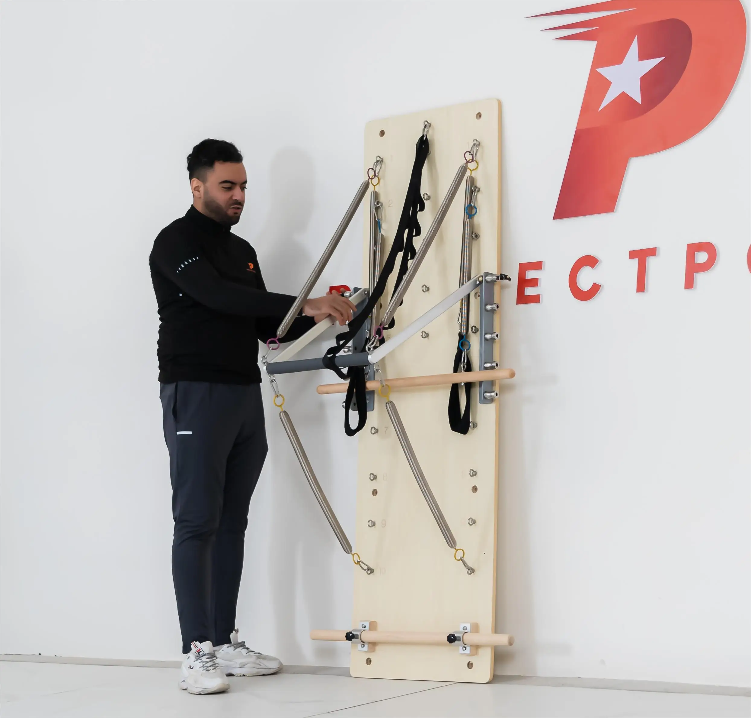 Reformer Springboard Unites Wooden Equipment Pilates Wall Mounted Units ...