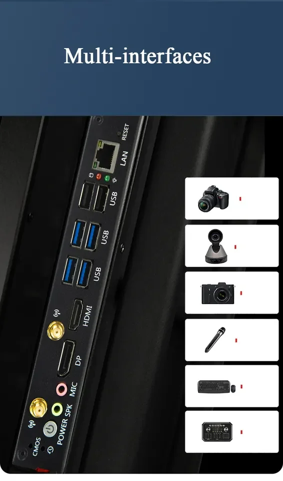 Custom Intelligent Live Broadcast Equipment 21.5 Inch 10 Points Touch ...