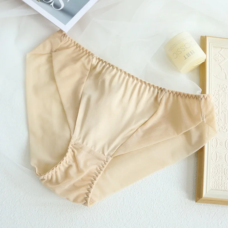 Mulberry Silk Underwear Women Seamless Middle Waist Underwear Breathable Buy Mulberry Silk