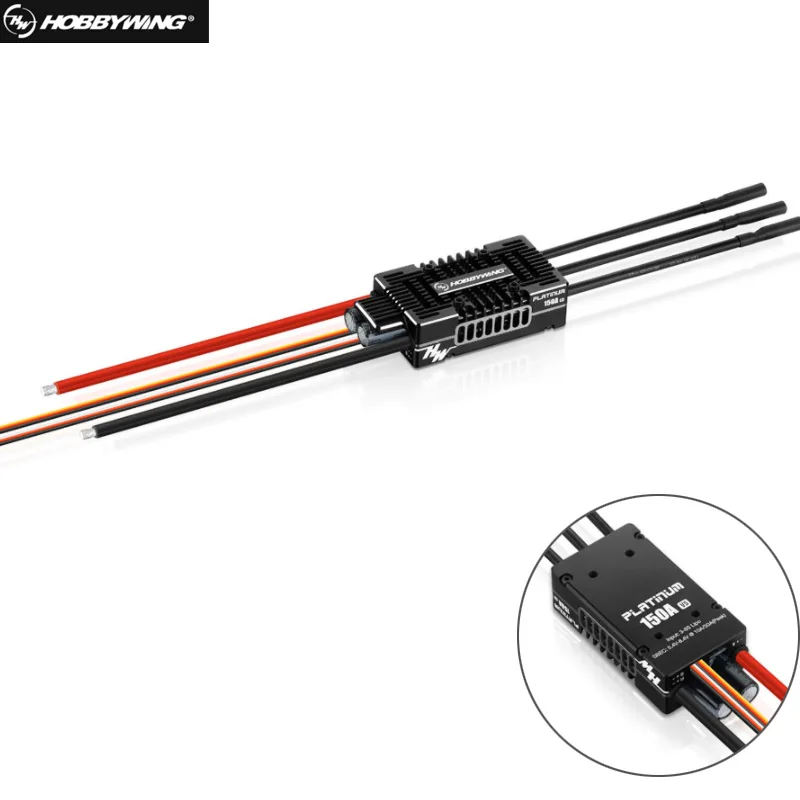 Hobbywing Platinum Hv 150a V5 Smaller Size Esc With Vbar Telemetry ...