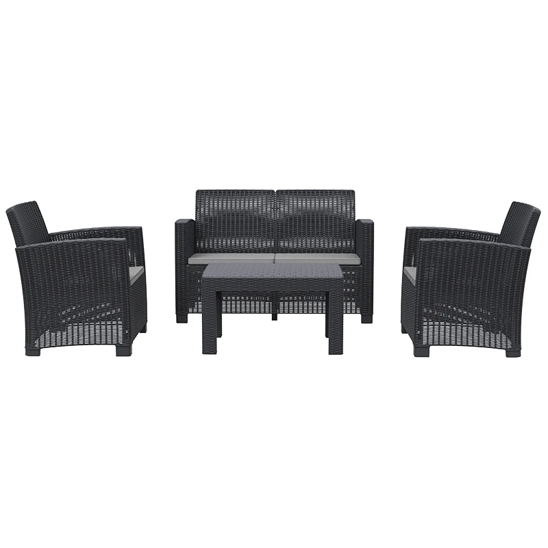 Plastic Rattan Garden Sofa Sets - Durable Outdoor Furniture