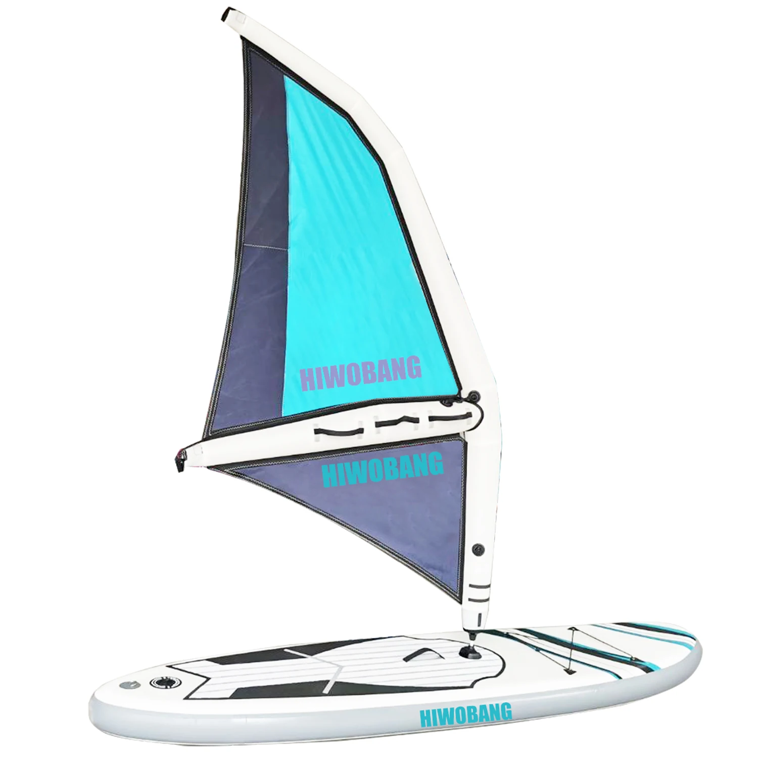 Customizable Inflatable SUP with Sail - Ideal for Lakes