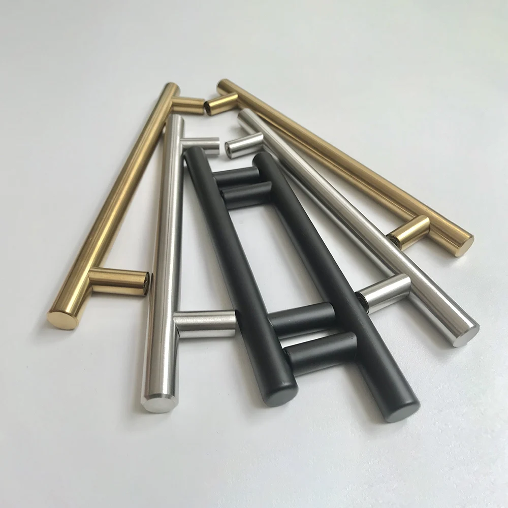 Wholesale Textured Modern Kitchen Cabinet Handles Drawer Pulls T Bar ...